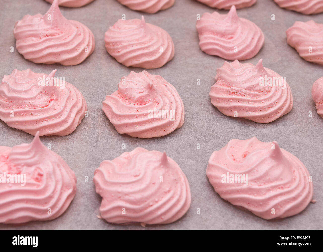 Soft pink meringues hi-res stock photography and images - Alamy