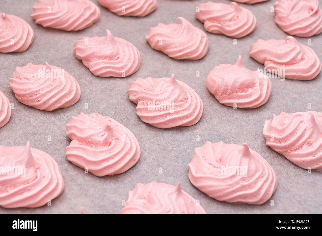 Soft pink meringues hi-res stock photography and images - Alamy