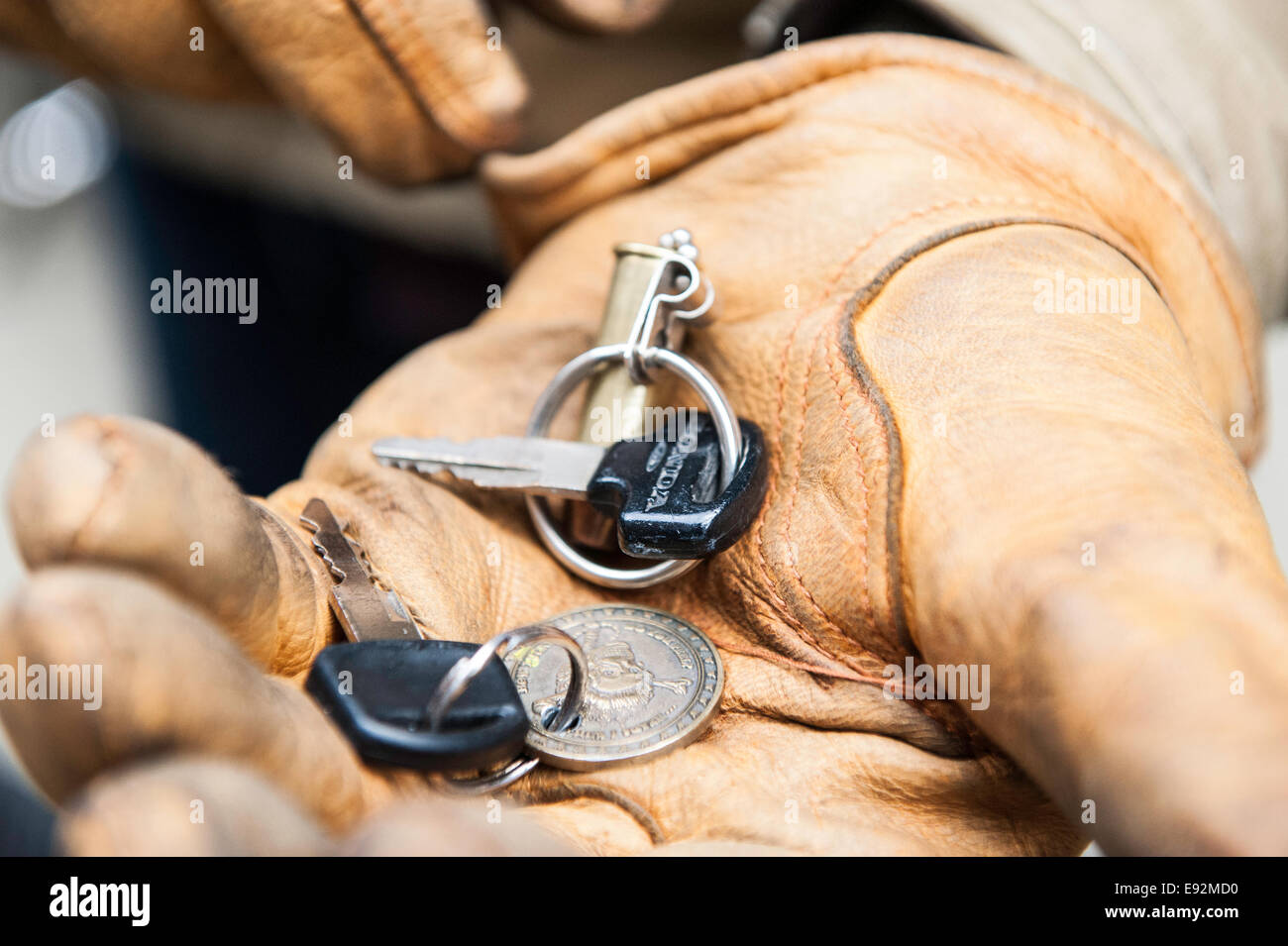 Motorcycle gloves hi-res stock photography and images - Alamy