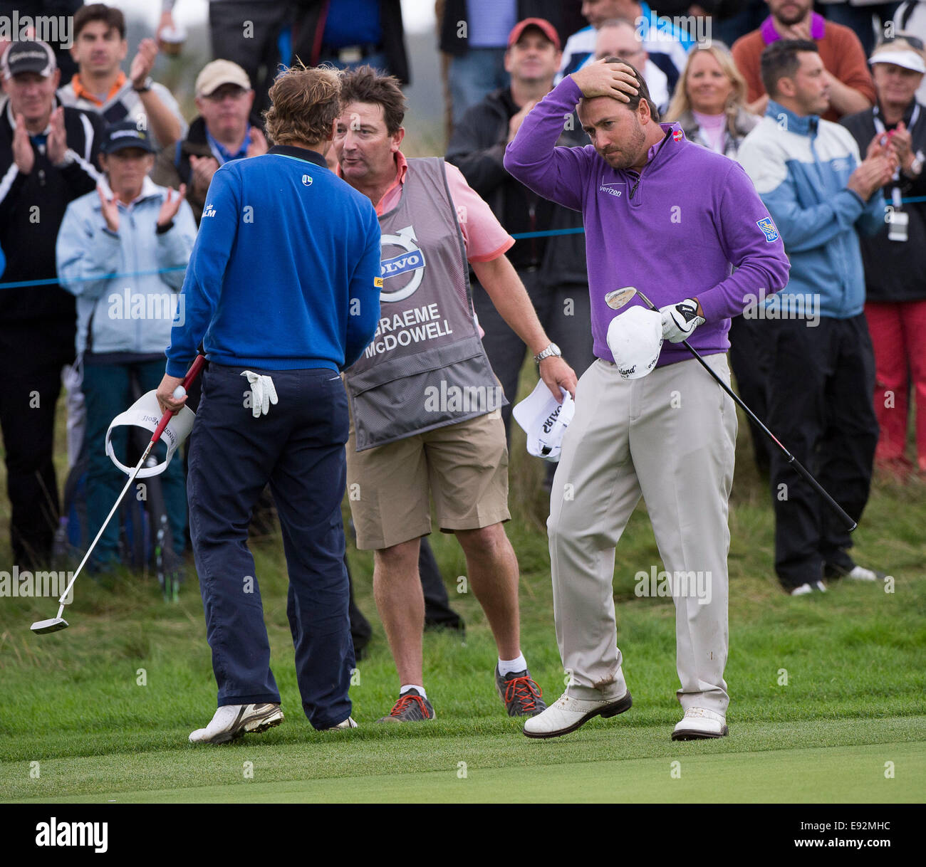 The London Golf Club, Ash, UK. 17th Oct, 2014. The Volvo World Match ...
