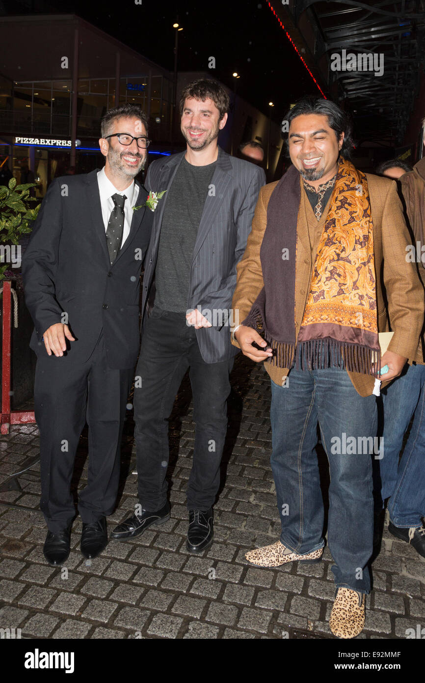 Celebrities arrive for the world premiere of the Musical "The Infidel ...