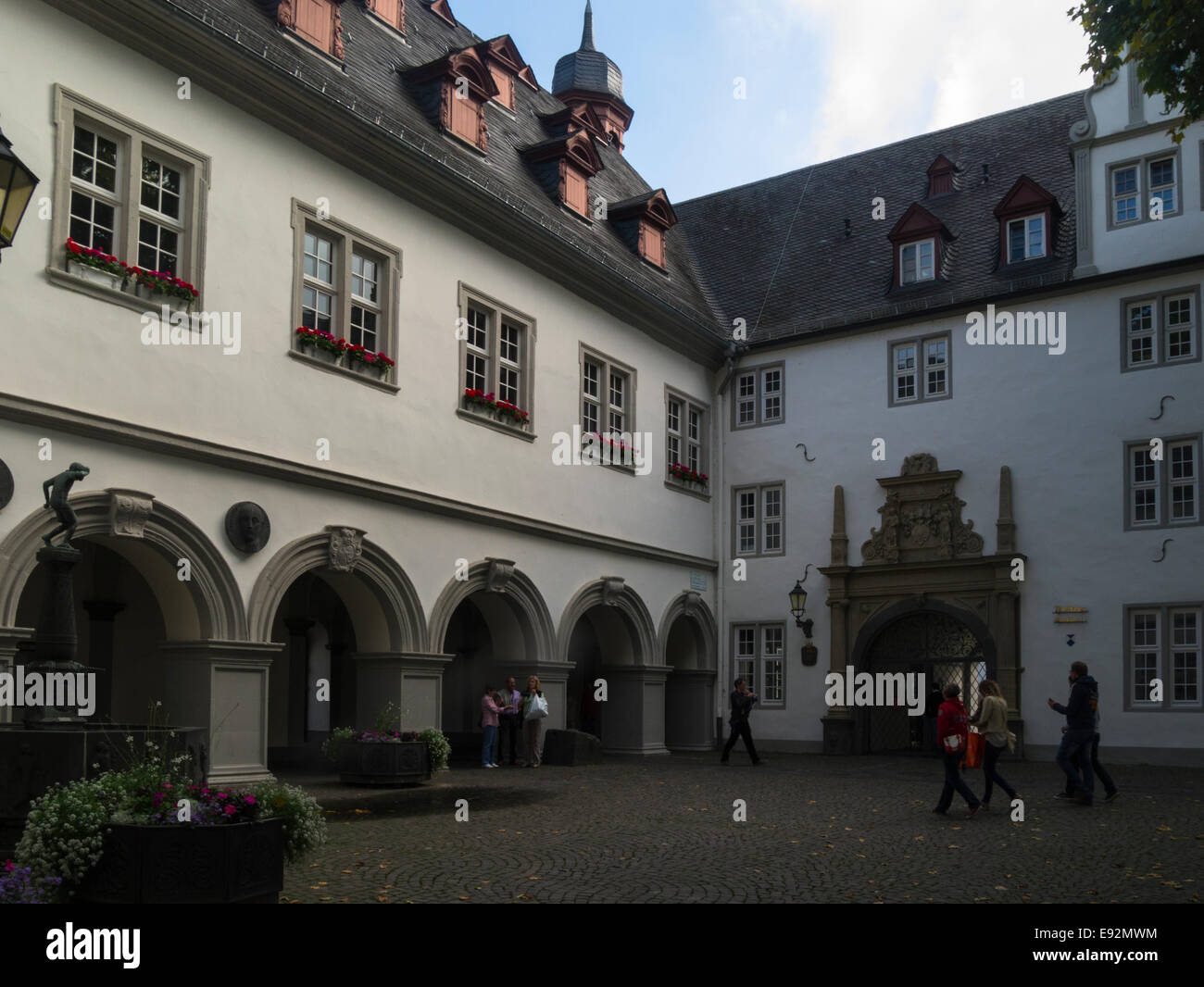 Koblenz Rathaus Town Hall Germany EU Jesuiten Platz in one of oldest ...