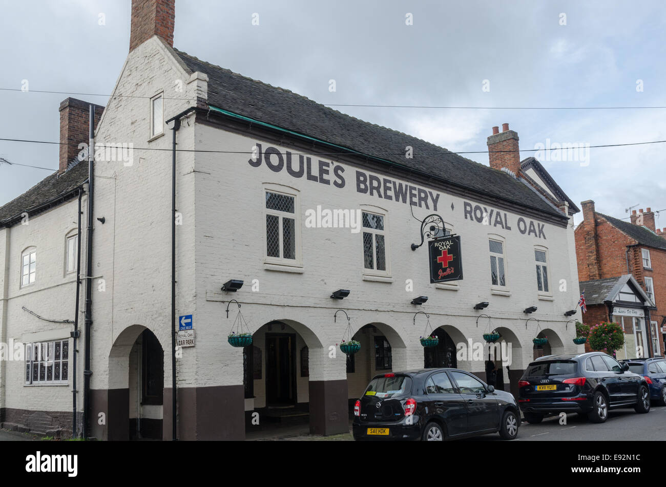 The Royal Oak public house in the Staffordshire town of Eccleshall ...