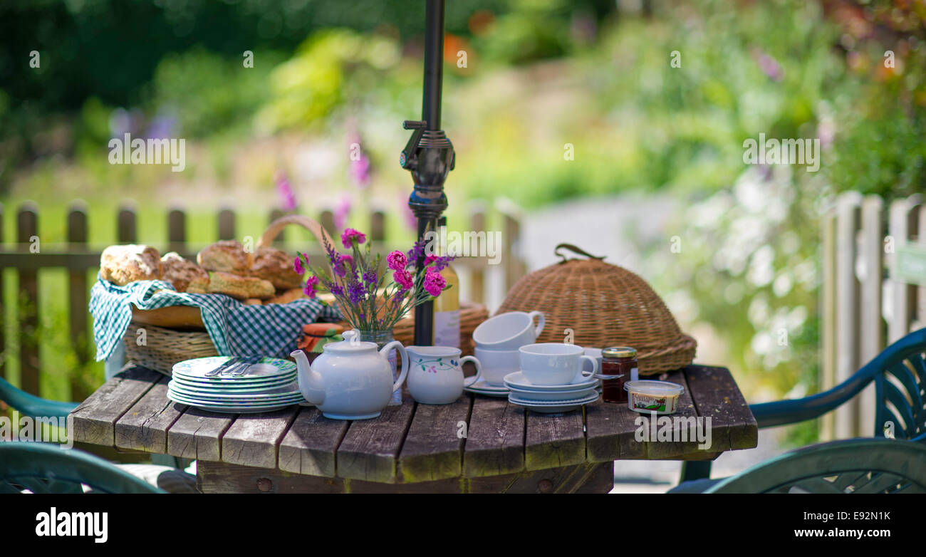 Devon cream tea hi-res stock photography and images - Alamy