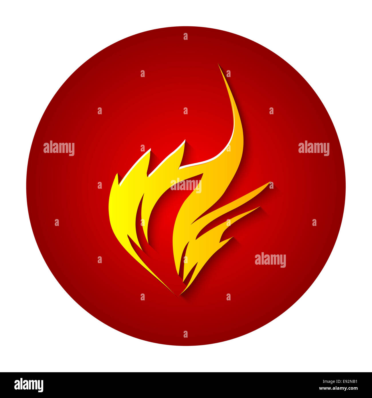 Fire icon hi-res stock photography and images - Alamy
