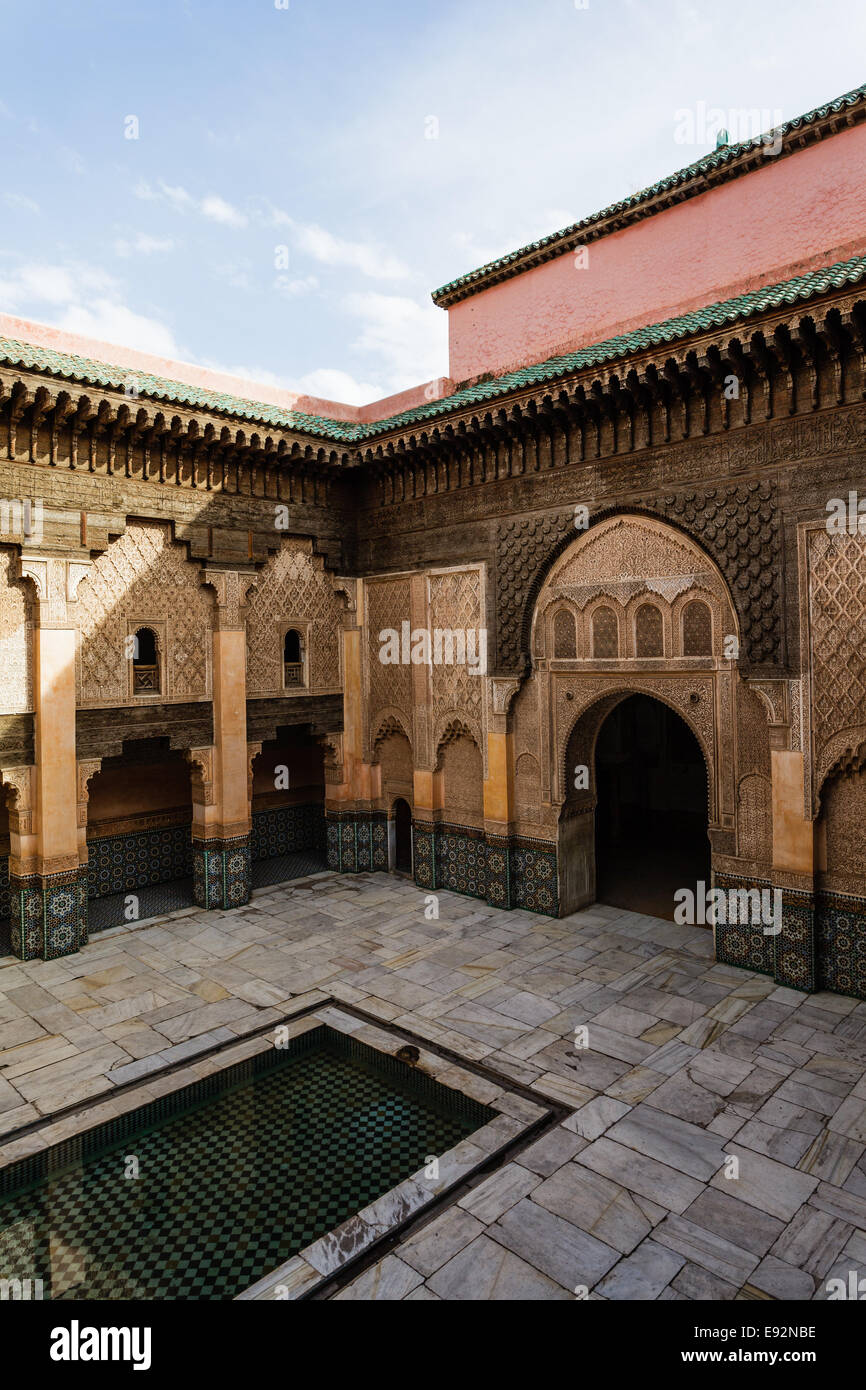 Courtyard in ben youssef hi-res stock photography and images - Alamy