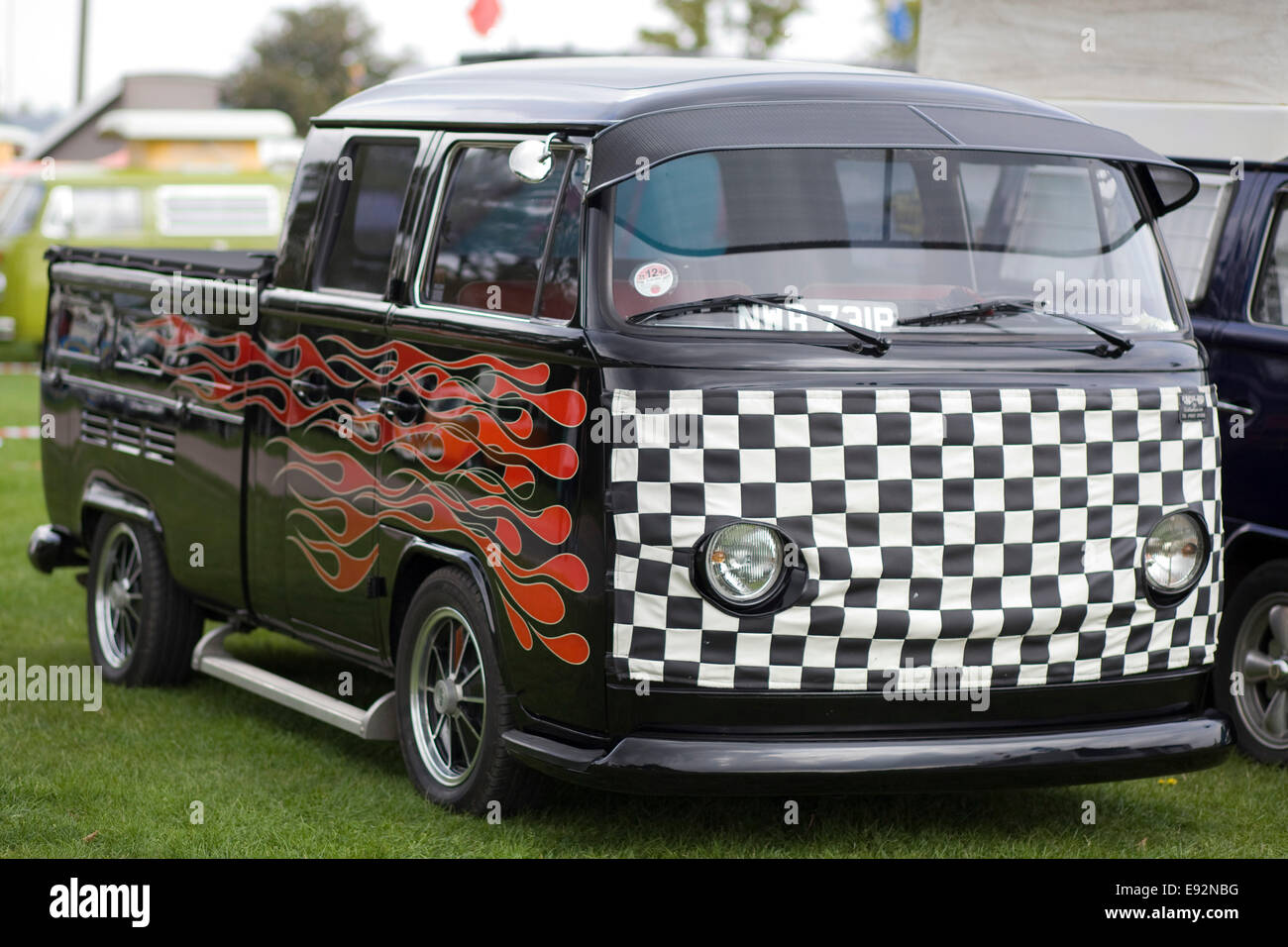Volkswagen Camper Van/Bus Flat Bed Stock Photo - Alamy