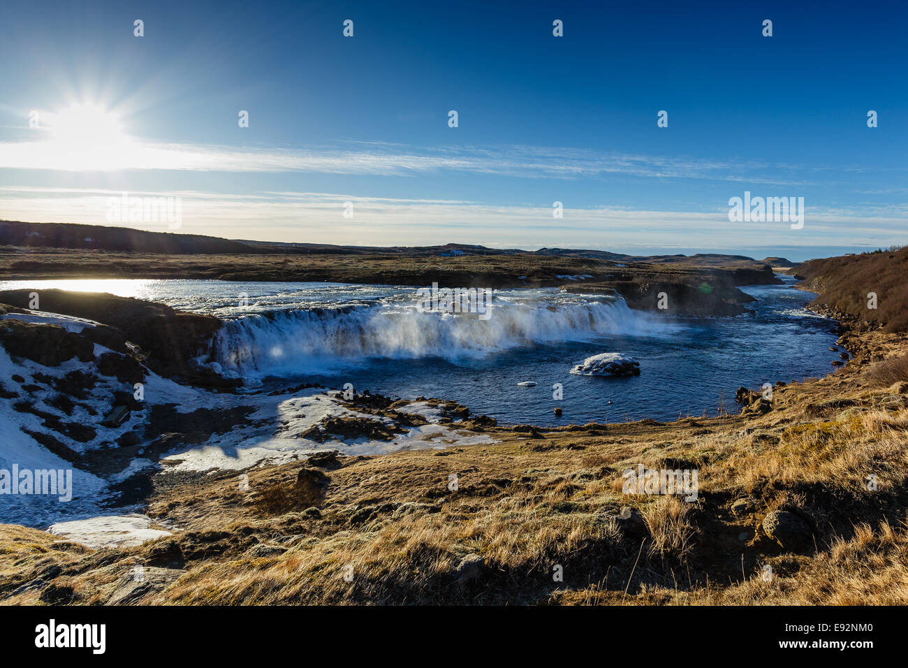 Sky blue waterfall hi-res stock photography and images - Alamy