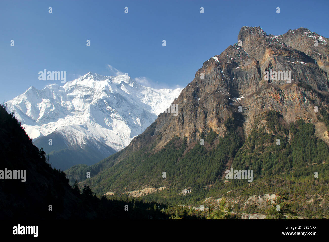 Annapurna 2, Annapurna Circuit, Nepal Stock Photo - Alamy