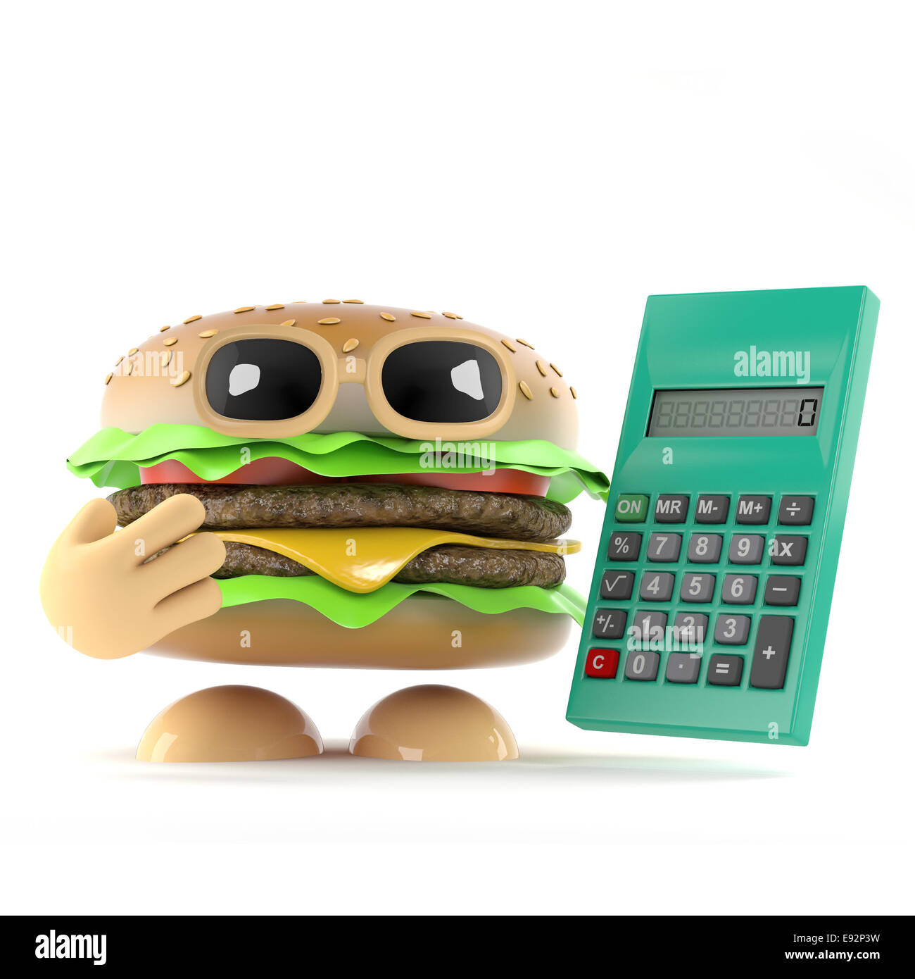 Meat calculator Cut Out Stock Images & Pictures - Alamy