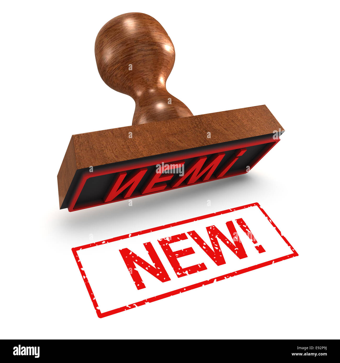 3d render of a rubber stamp, New Stock Photo - Alamy