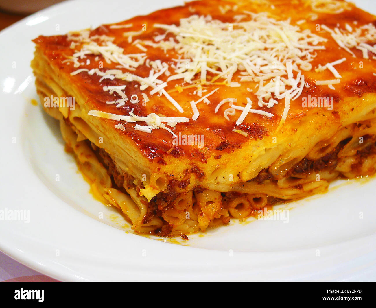 Pasticcio / pastitsio Stock Photo - Alamy
