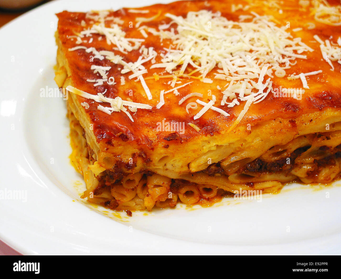 Pastitsio greek cuisine hi-res stock photography and images - Alamy