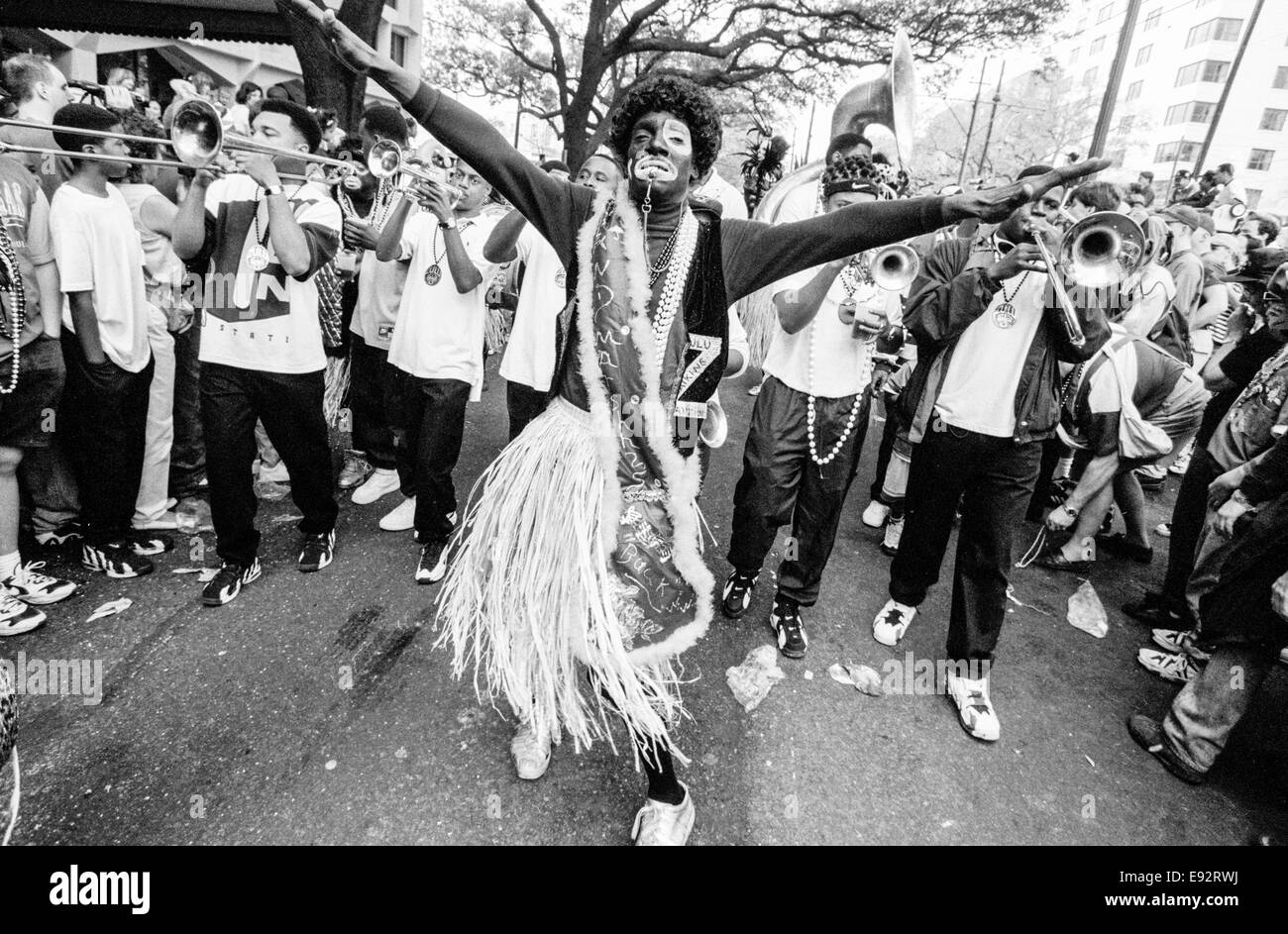 NEW ORLEANS, LA – MAY 01: Zulu Social and Pleasure Club at Mardi Gras ...