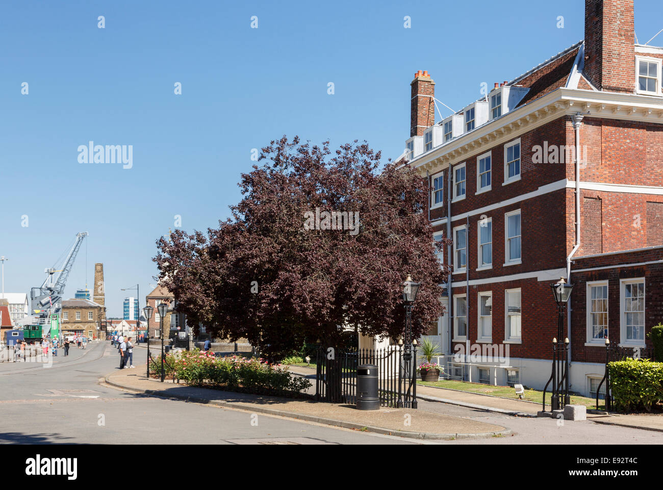 Georgian Commissioner's House front built 1704 oldest naval building in ...