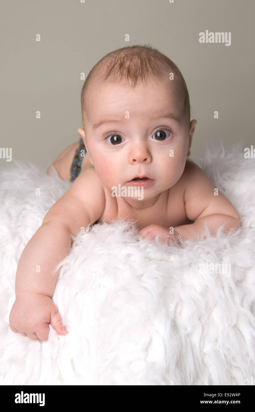 Surprised baby boy hi-res stock photography and images - Alamy