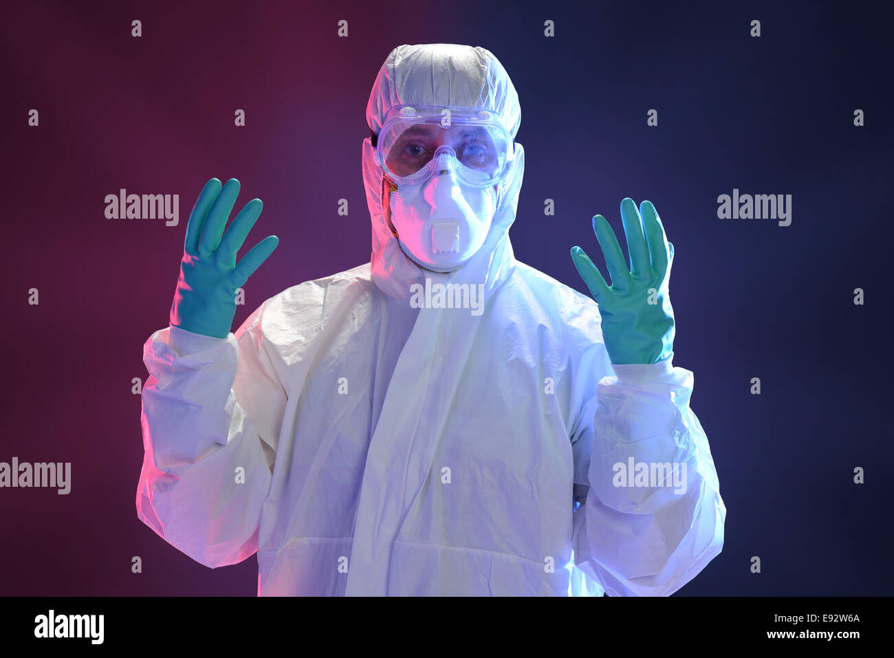 Hazmat suit hi-res stock photography and images - Alamy