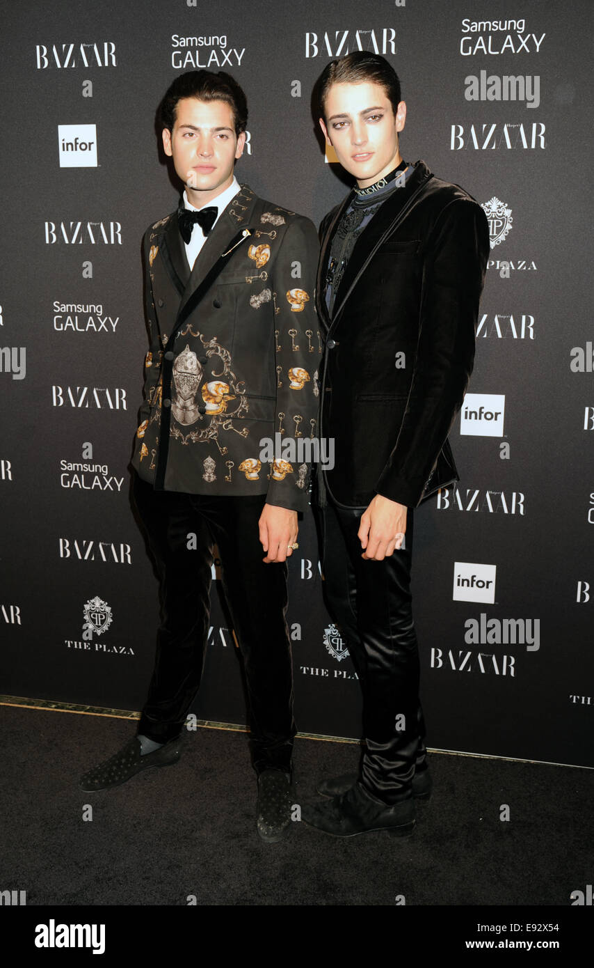 New York City, USA. 050914. Peter Brant Jr., Harry Brant at the Harper ...