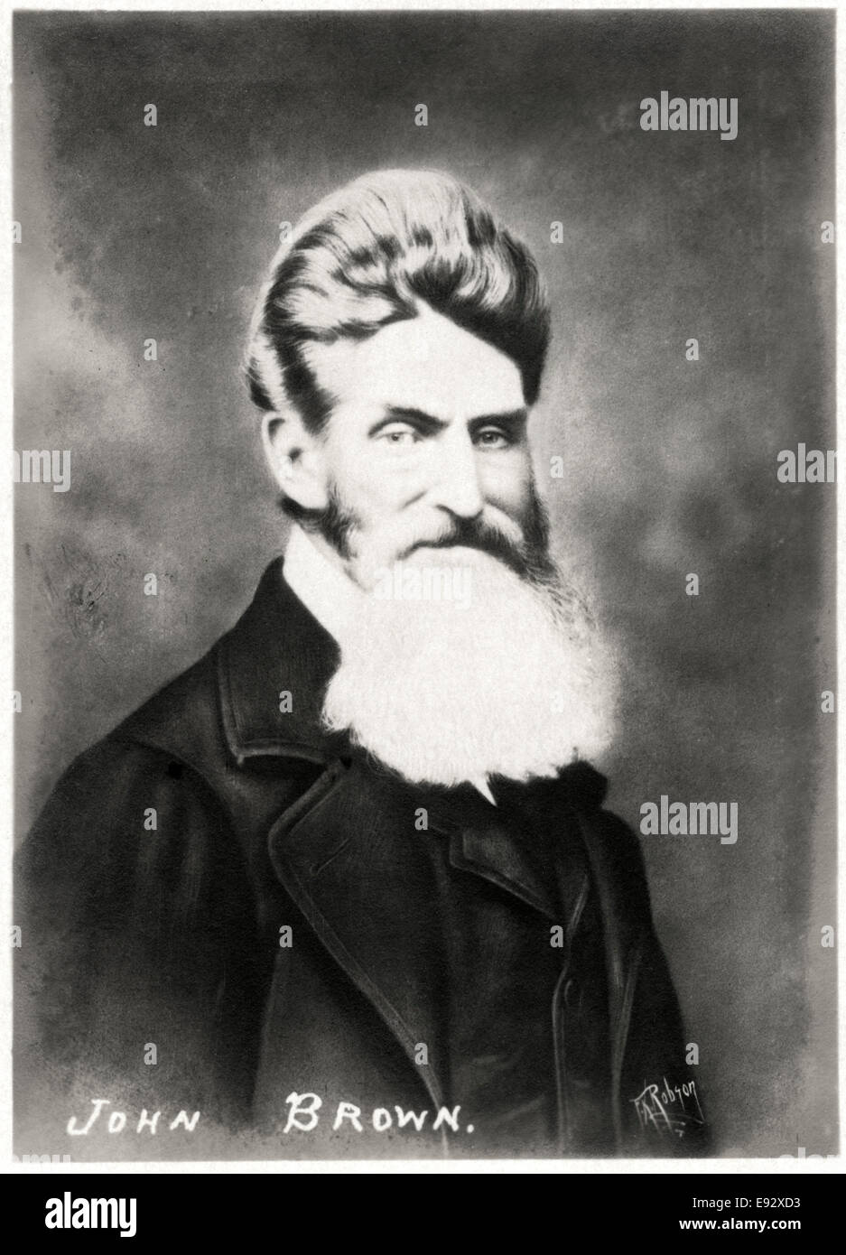 John Brown (1800-1859), American Abolitionist, Portrait, circa 1859 ...