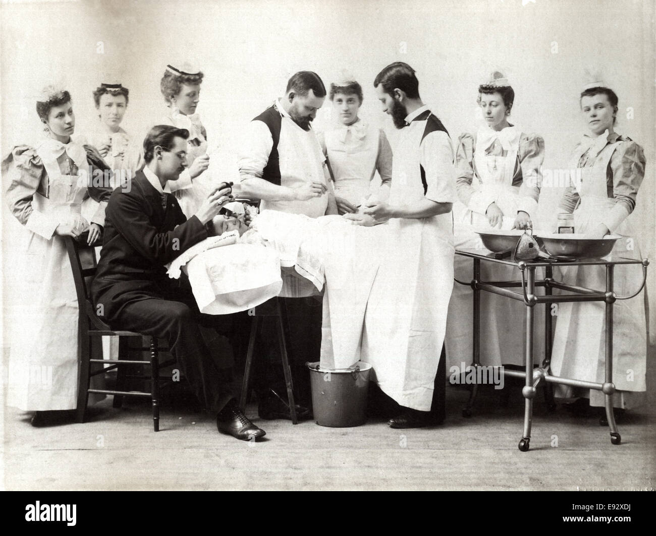 Medical Operation, Cincinnati, Ohio, USA, circa 1880 Stock Photo - Alamy