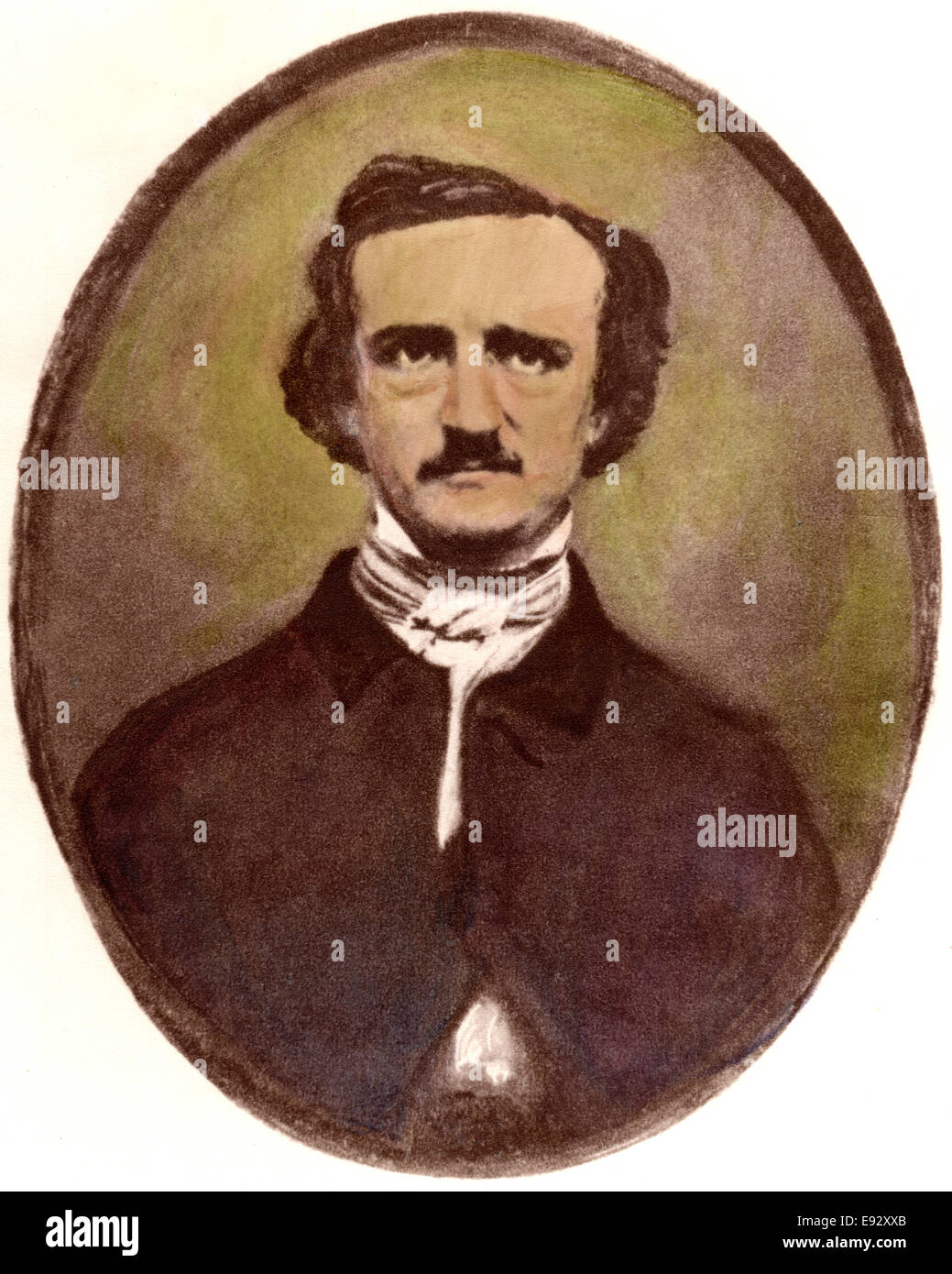 Edgar allan poe portrait hi-res stock photography and images - Alamy
