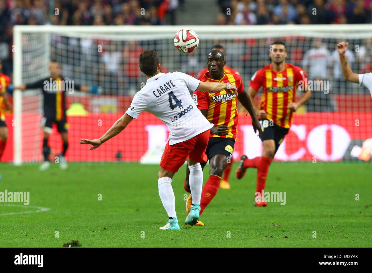 Lens, France. 17th Oct, 2014. French League 1 football. Lens versus ...