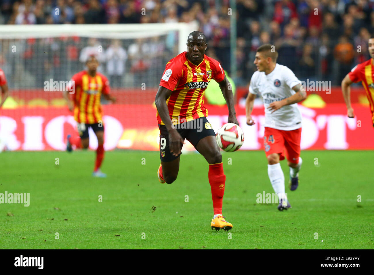Lens, France. 17th Oct, 2014. French League 1 football. Lens versus ...