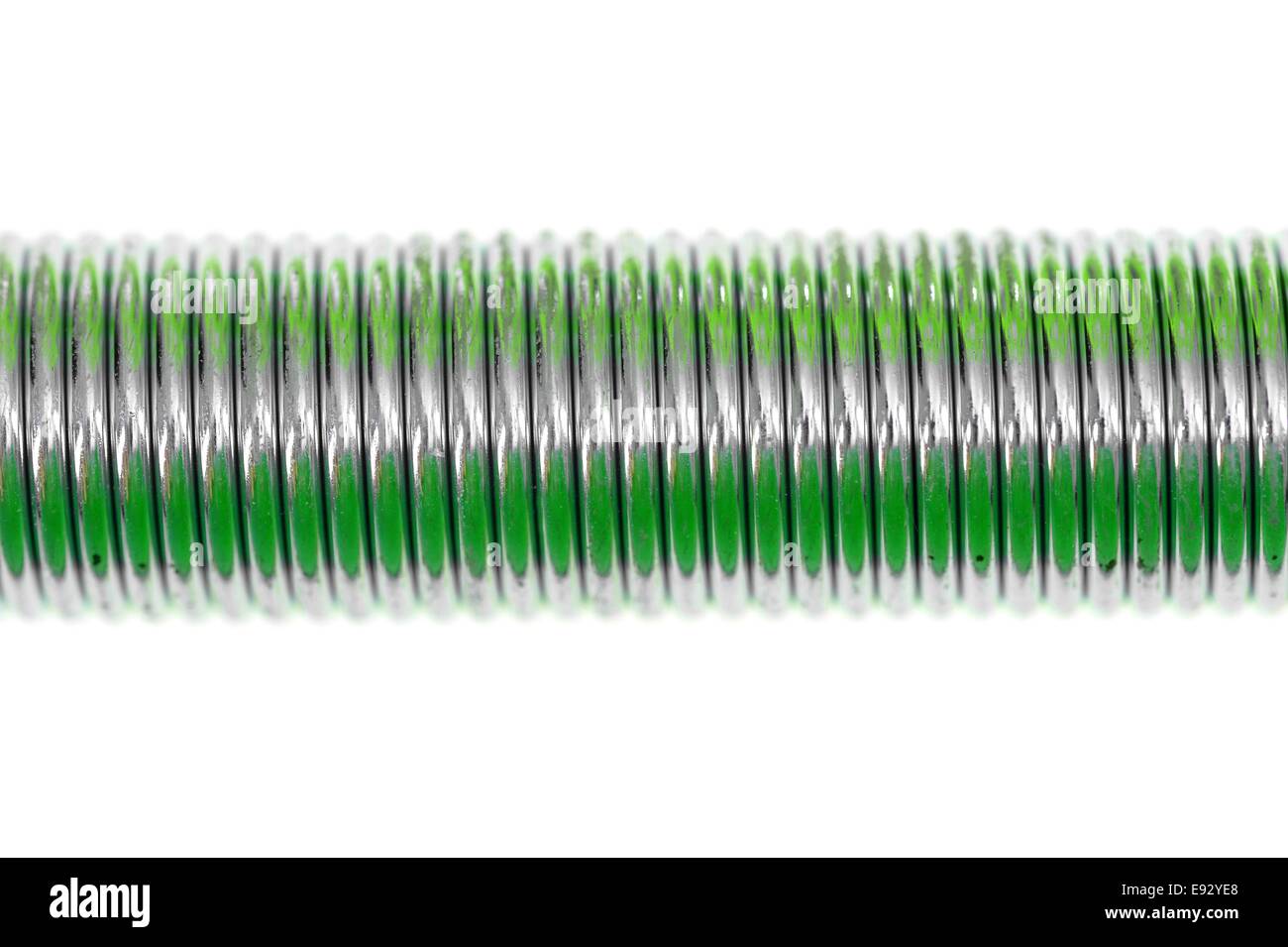 A close up shot of a coil spring Stock Photo - Alamy