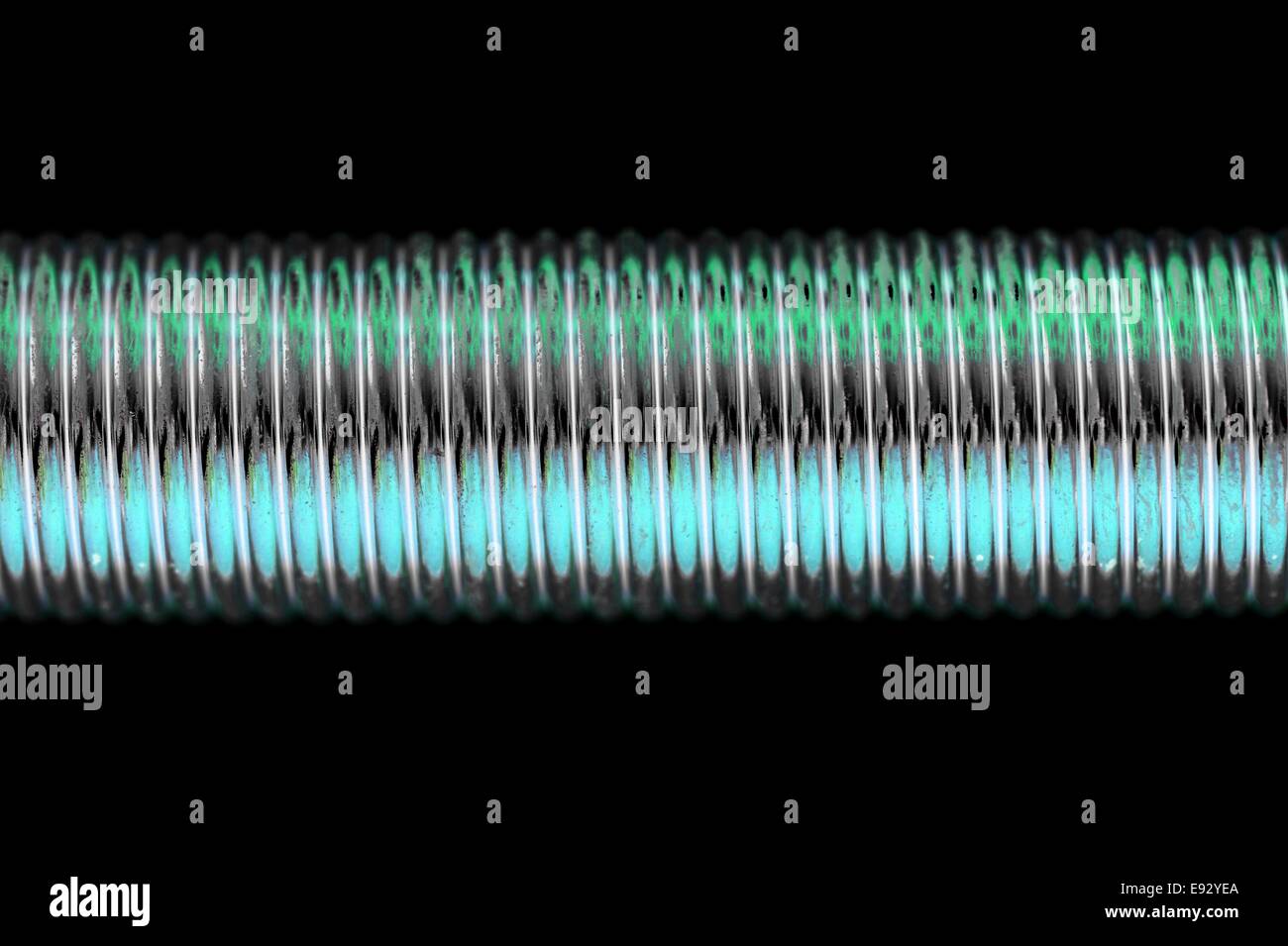 A close up shot of a coil spring Stock Photo - Alamy