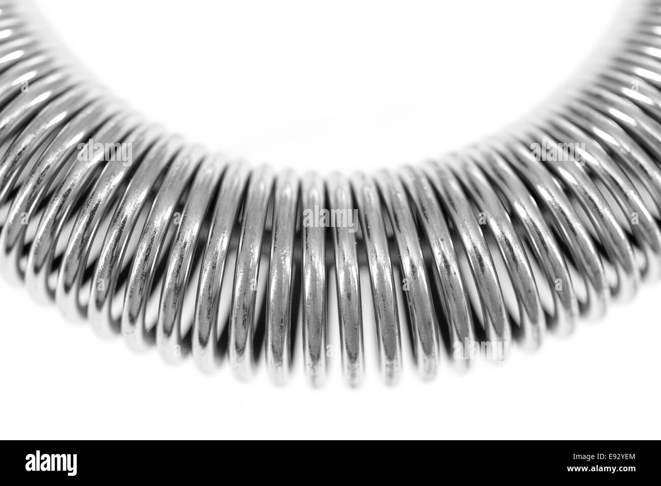A close up shot of a coil spring Stock Photo - Alamy