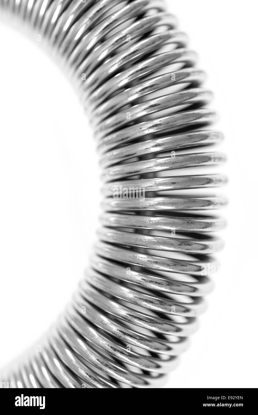 Illustration car suspension spring Black and White Stock Photos ...