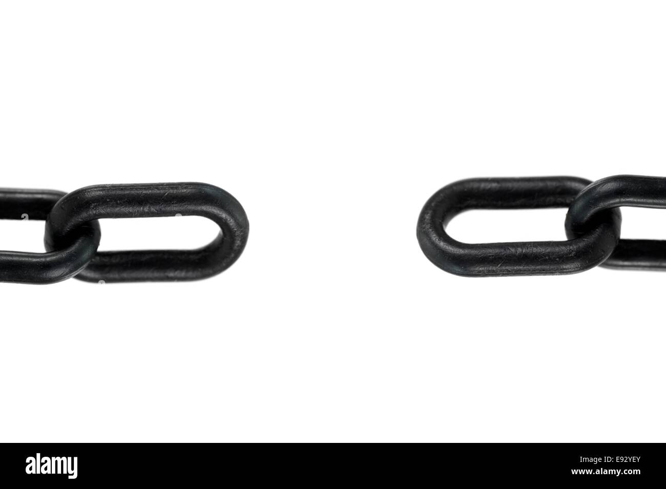 A close up shot of a metal chain Stock Photo - Alamy