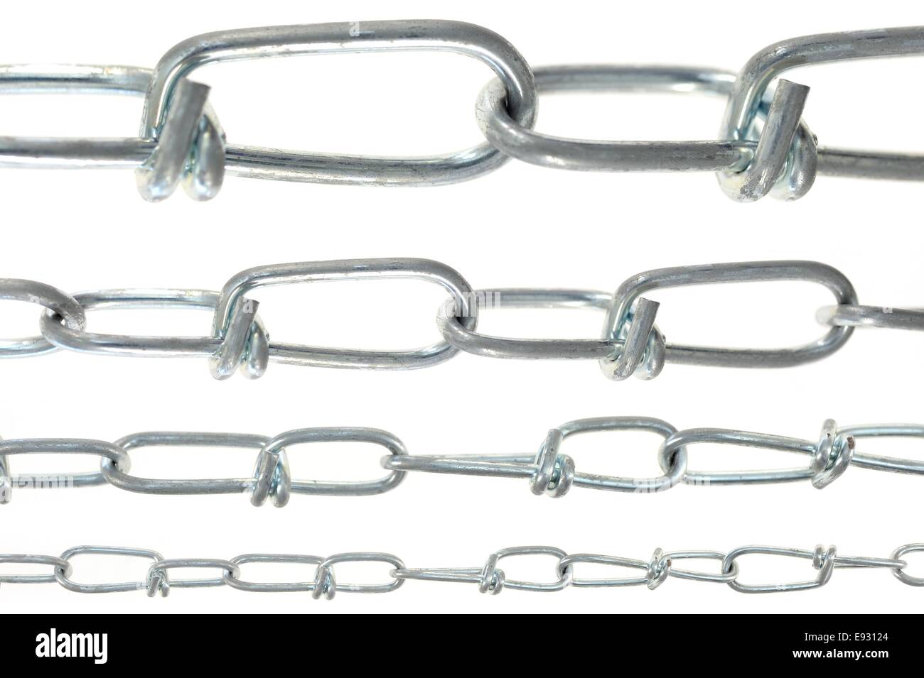 A close up shot of a metal chain Stock Photo - Alamy
