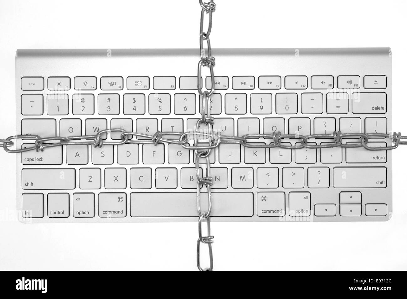 Conceptual image protection information Black and White Stock Photos ...