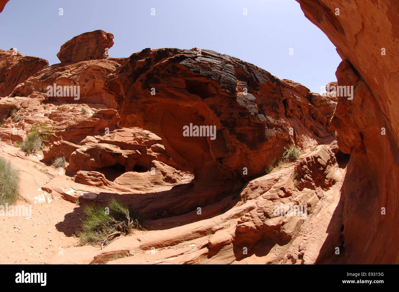 Sandstone Beehives, in Valley of Fire state park,Nevada,USA Stock Photo ...