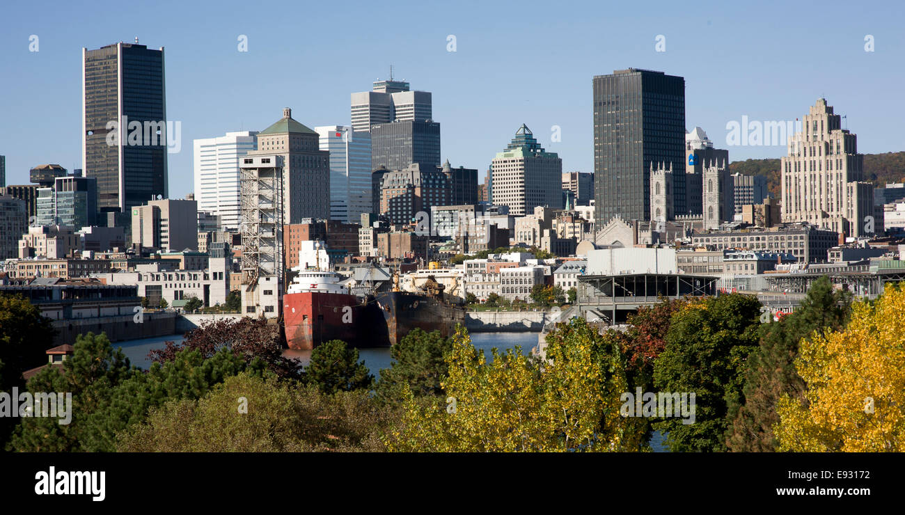 Montreal canada skyline hi-res stock photography and images - Alamy