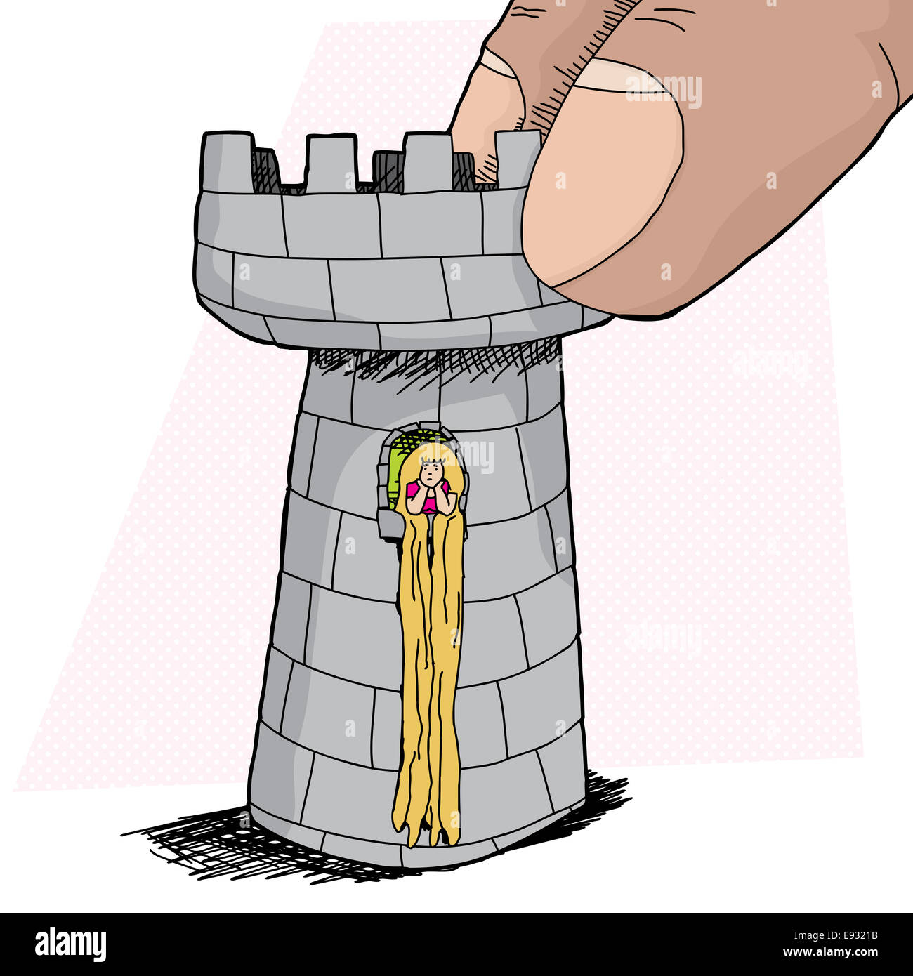 Cartoon illustration rook chess piece hi-res stock photography and ...