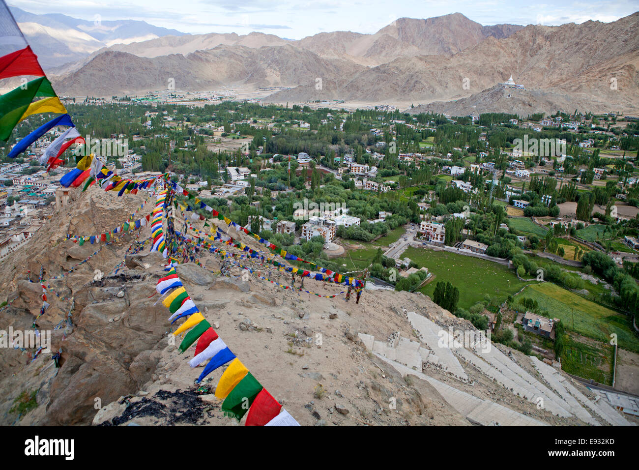 India ladakh leh prayer flags hi-res stock photography and images - Alamy