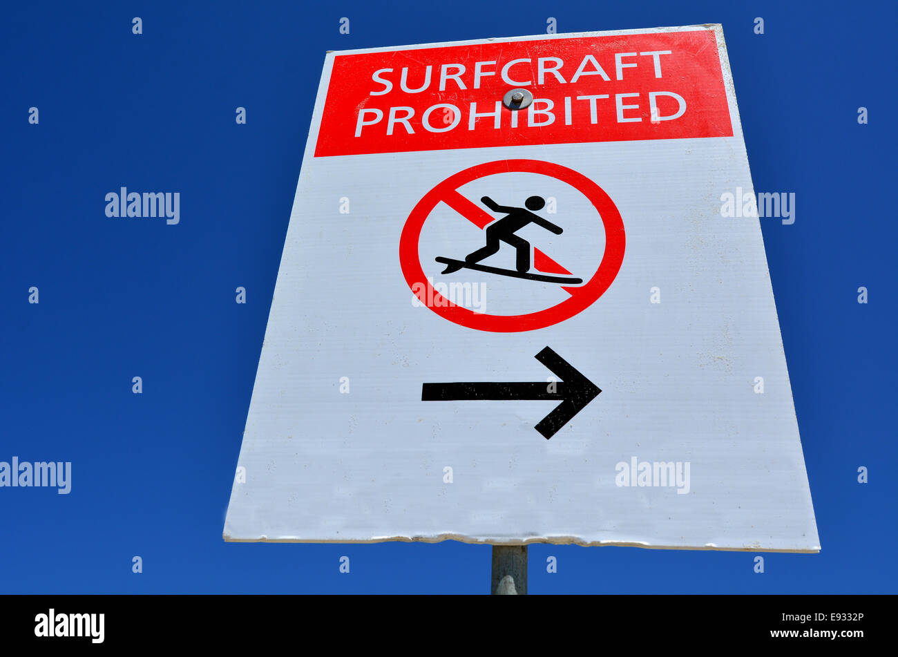 Water Safety Sign Australia High Resolution Stock Photography and ...