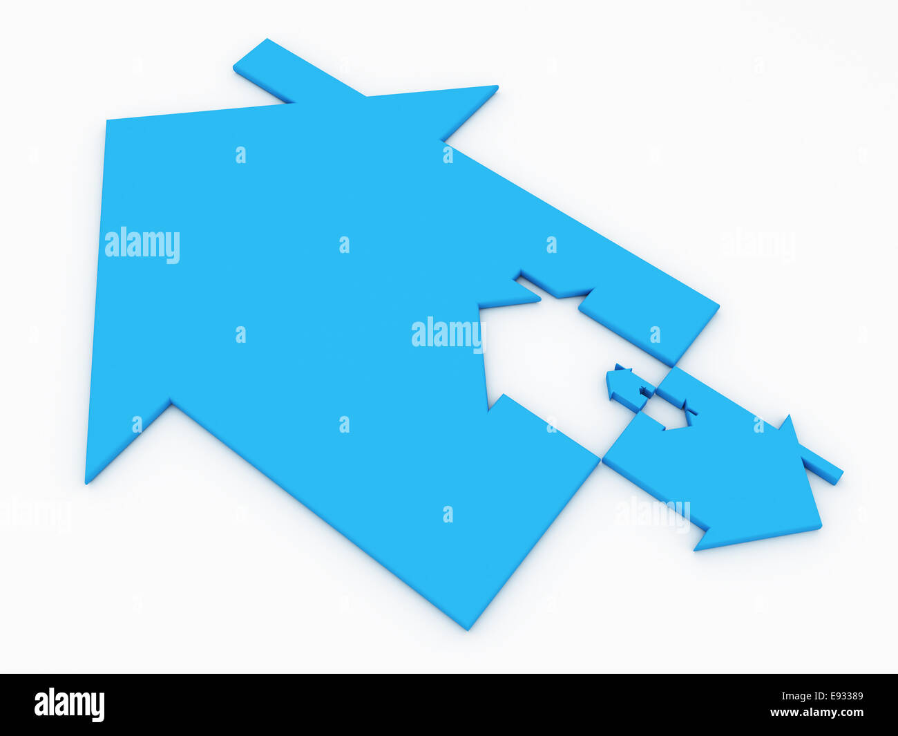 Suburban house sign sale Cut Out Stock Images & Pictures - Alamy