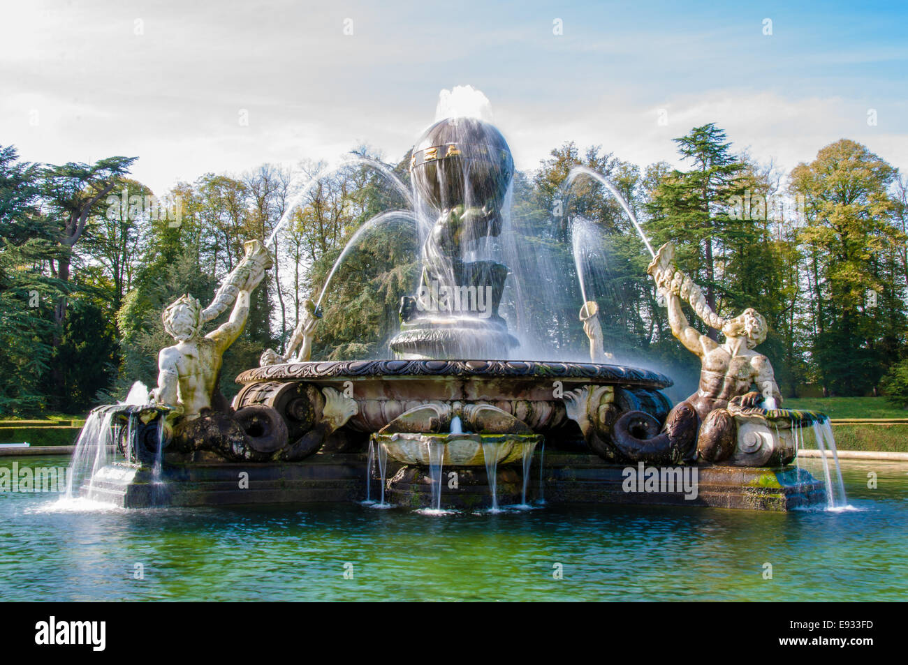 Atlas fountain at Castle Howard, United Kingdom Stock Photo - Alamy