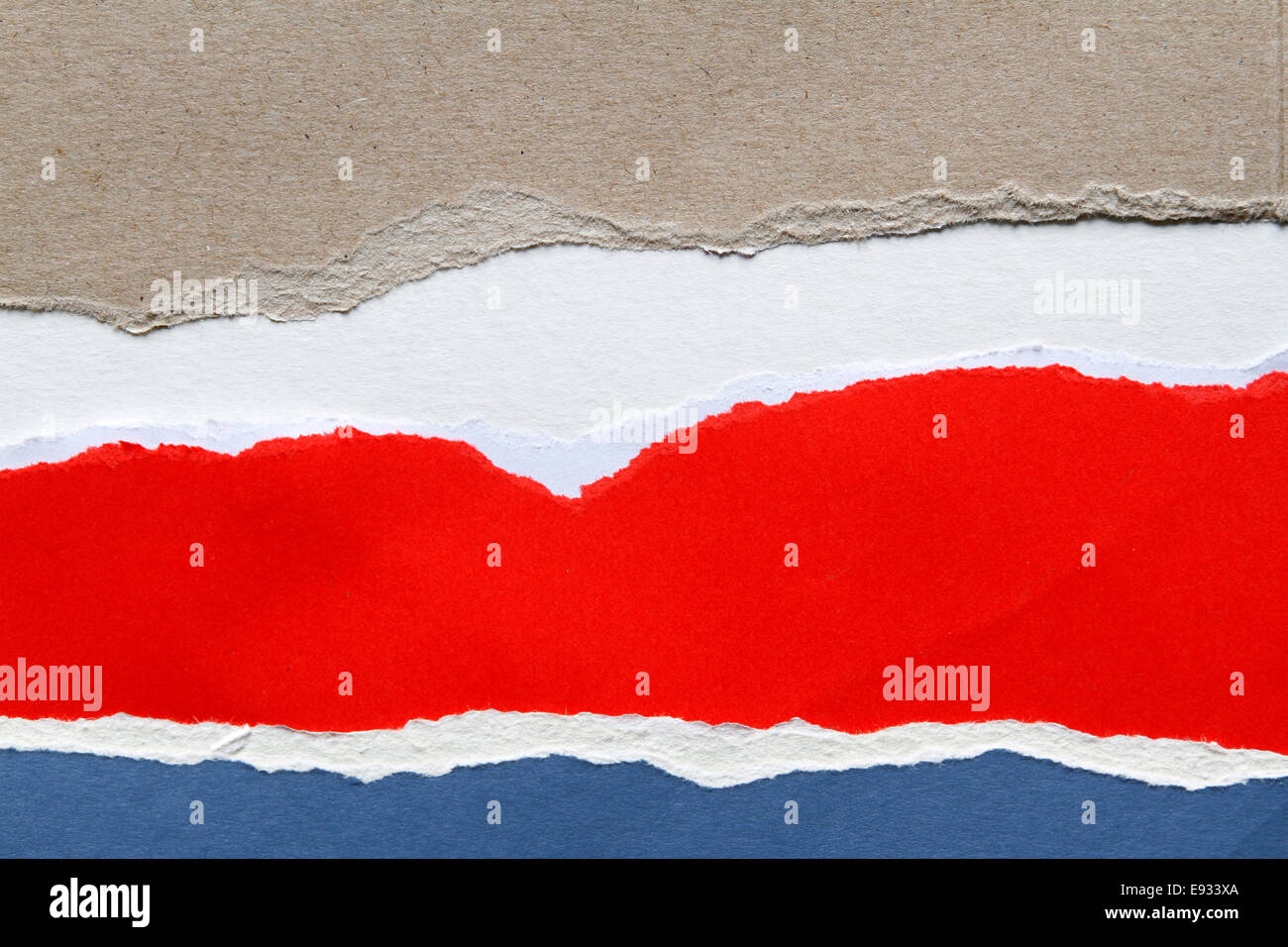 Closeup of ripped paper edges Stock Photo - Alamy