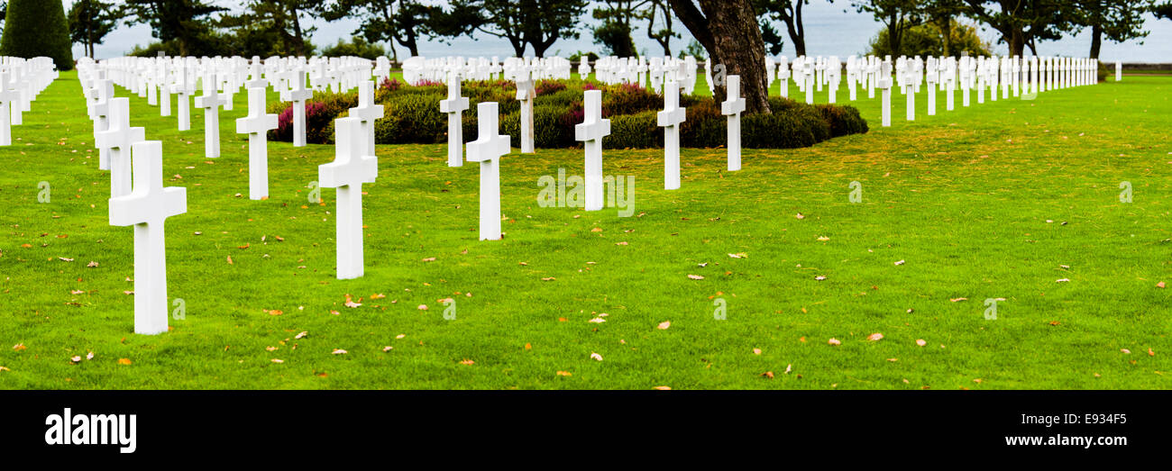 WWII Normandy American Cemetery and Memorial, France Stock Photo - Alamy