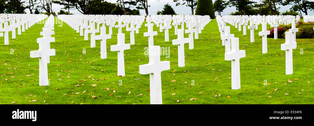 WWII Normandy American Cemetery and Memorial, France Stock Photo - Alamy