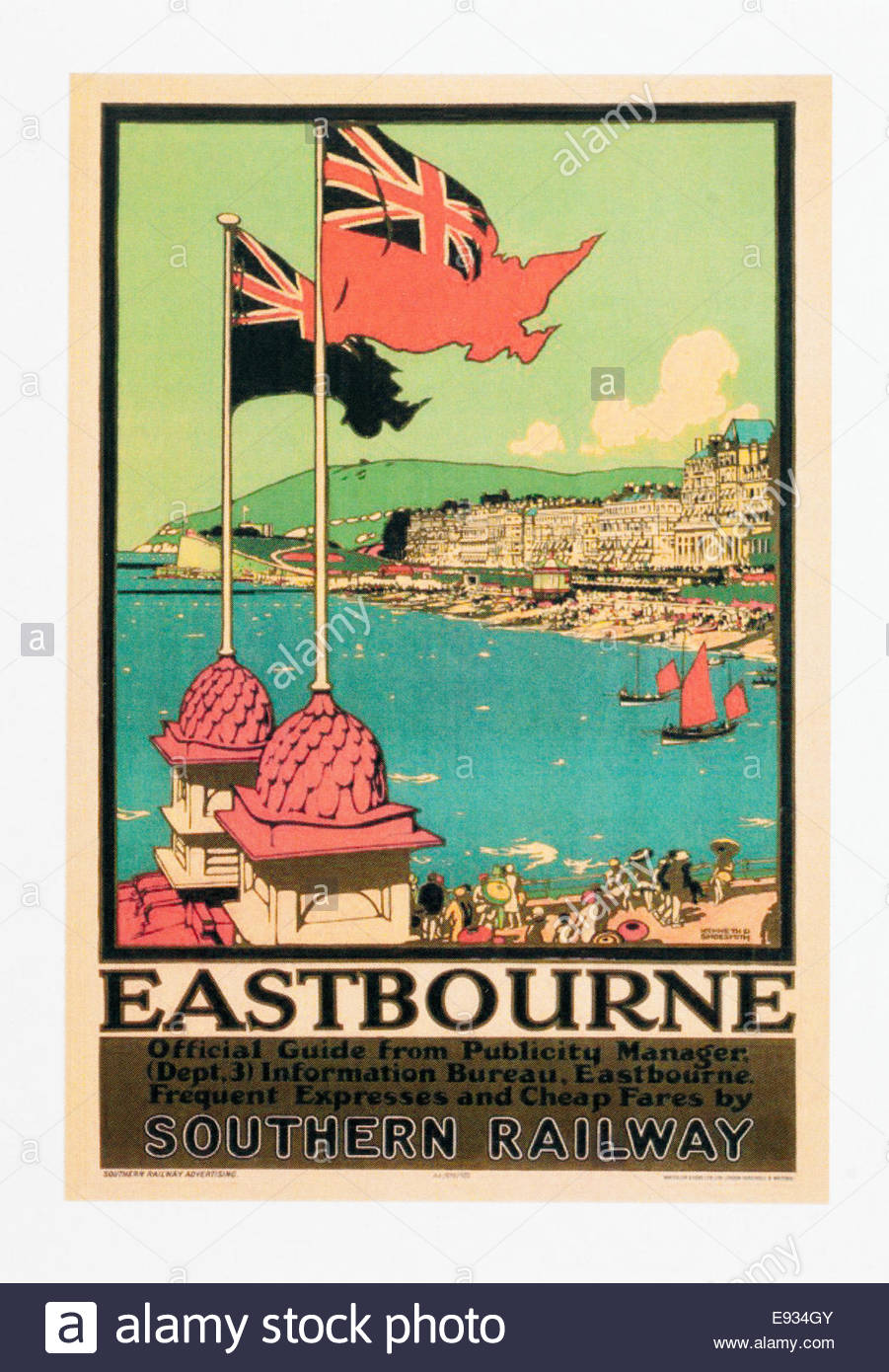Vintage England Poster High Resolution Stock Photography and Images - Alamy