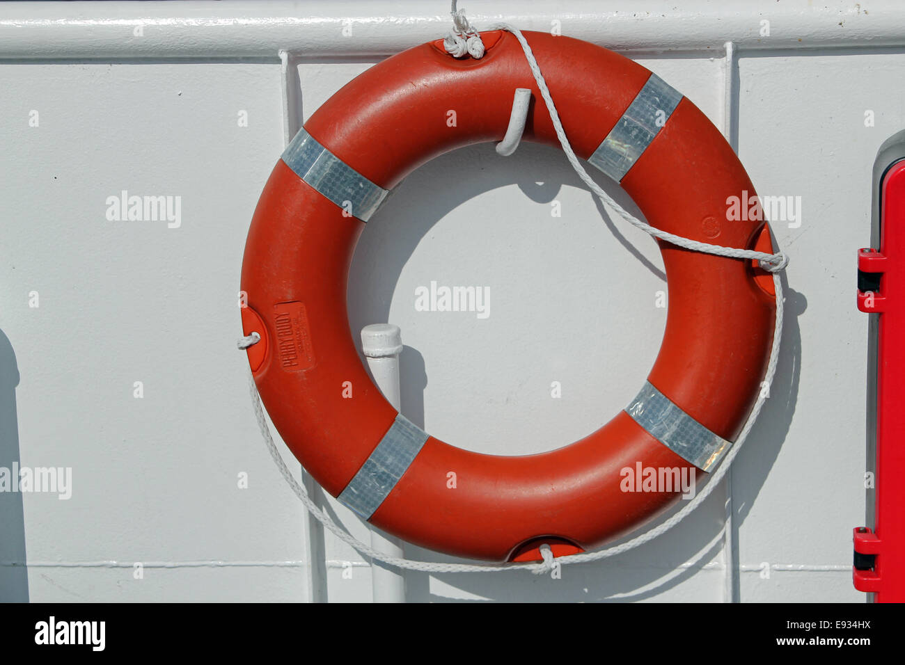 Life ring symbolizing safety, help and danger Stock Photo - Alamy