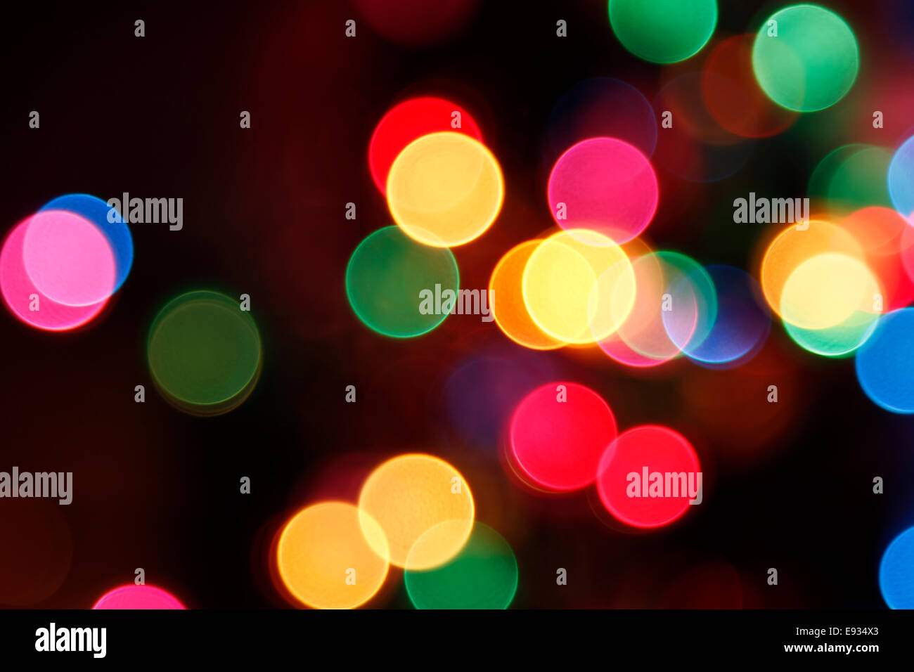 Colorful circles of light abstract background Stock Photo - Alamy