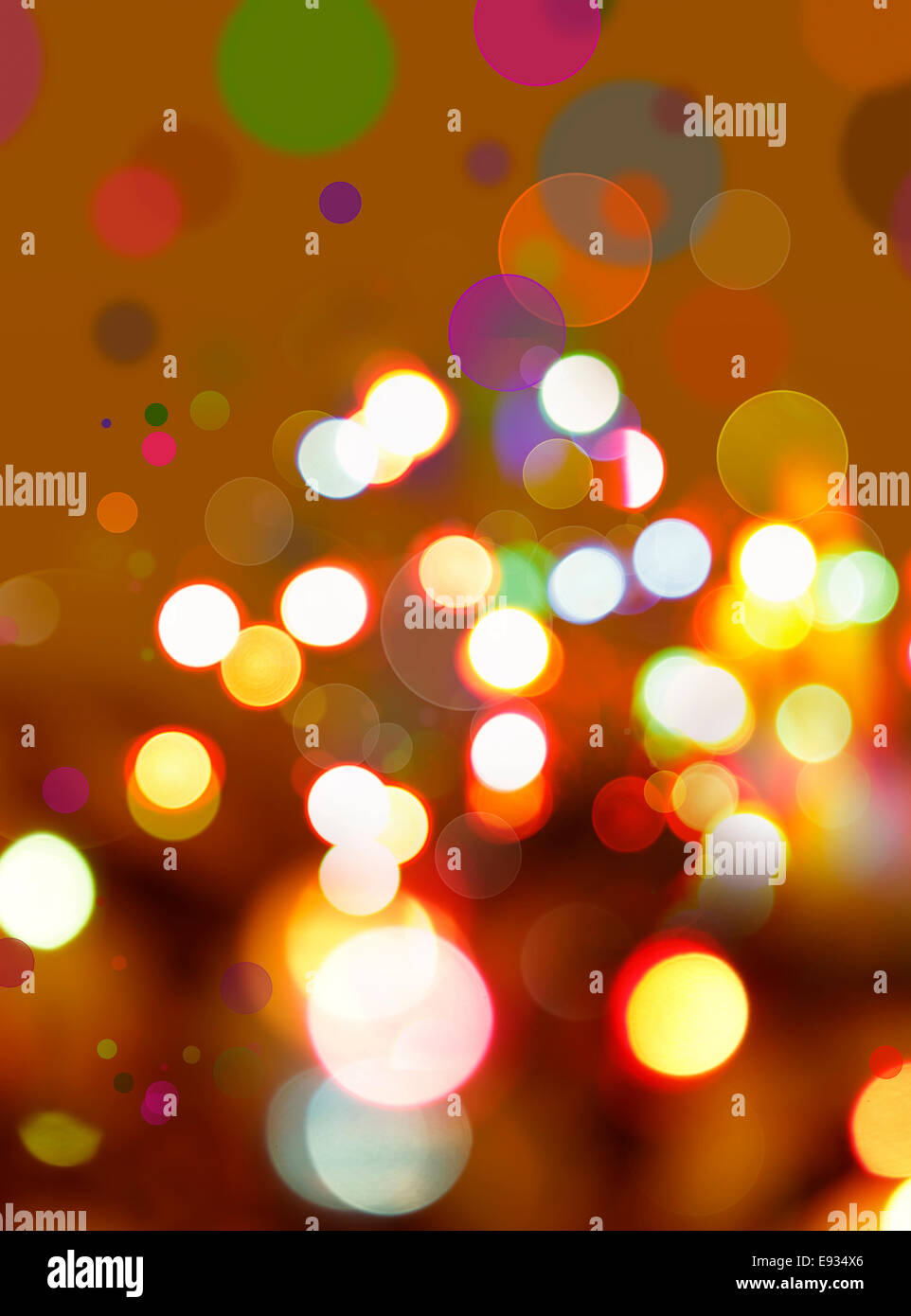 Colorful circles of light abstract background Stock Photo - Alamy