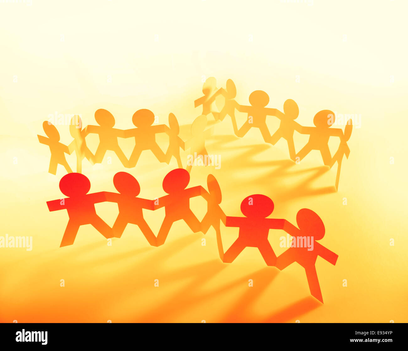 Photo crowd business people Cut Out Stock Images & Pictures - Alamy