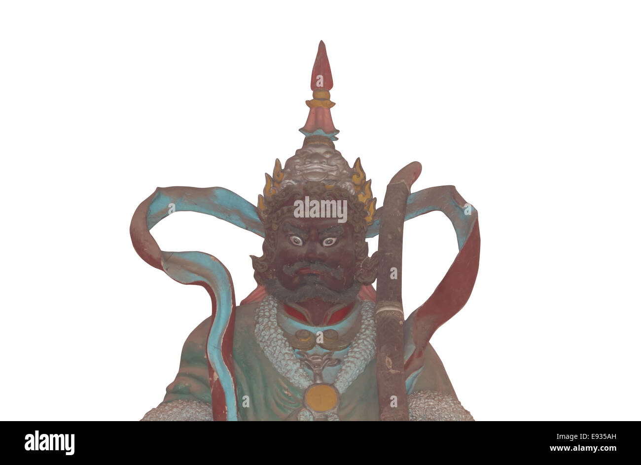 Angel statue in Vietnam on a white background Stock Photo - Alamy